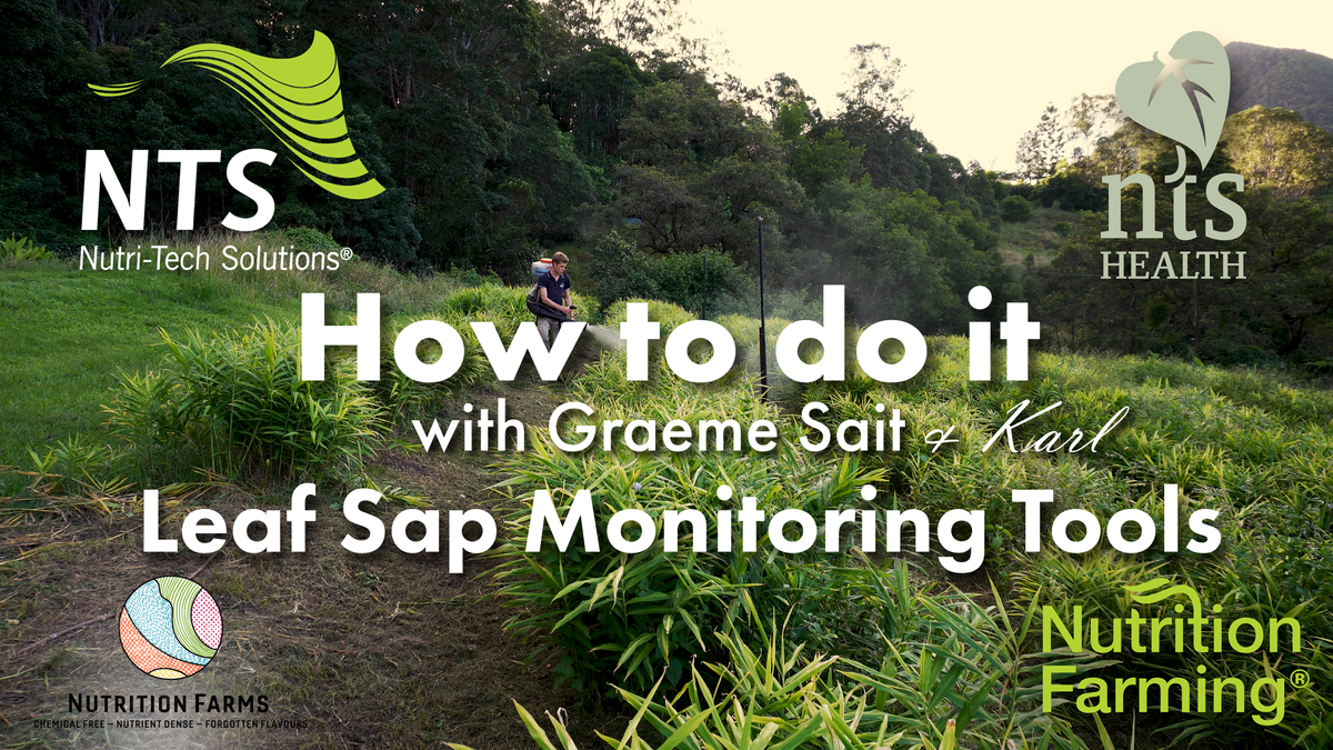 How To Do It Series Episode 9 Leaf Sap Monitoring Tools