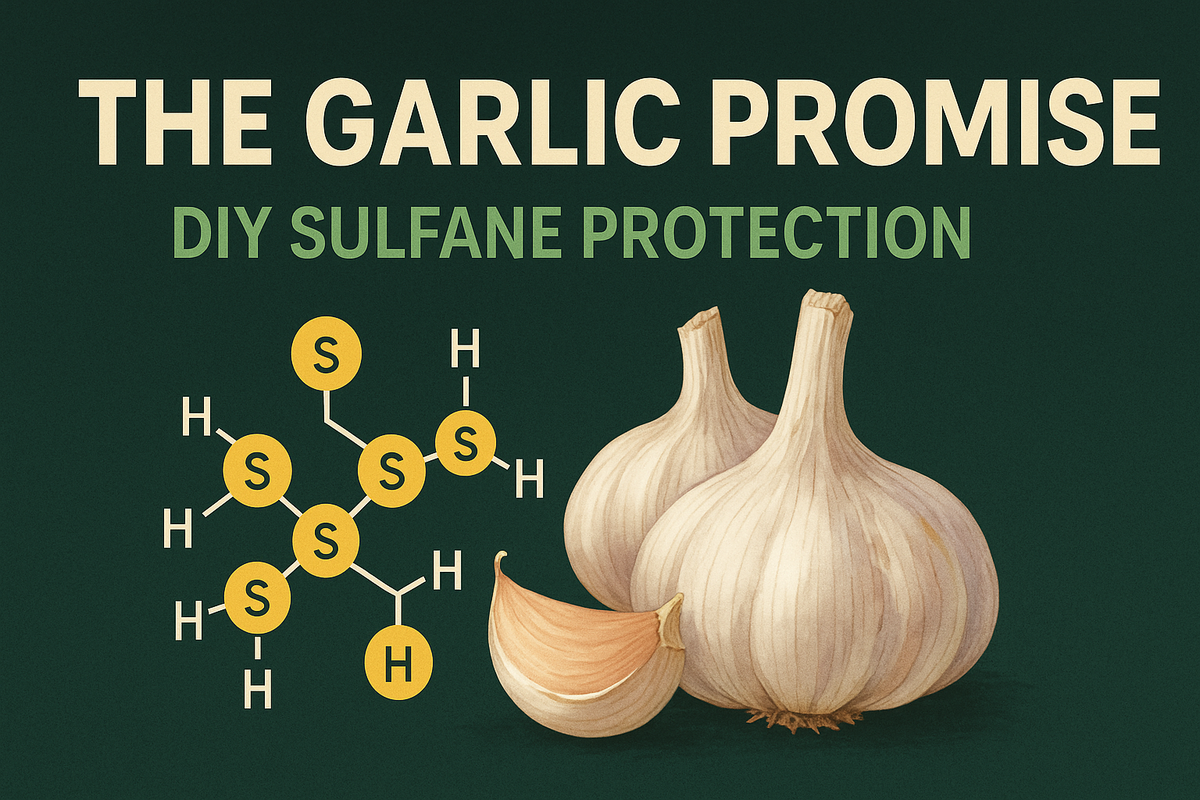 🌱The Garlic Promise - DIY Sulfane Protection🌿